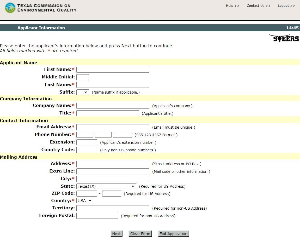 STEERS account setup - Serving North Texas